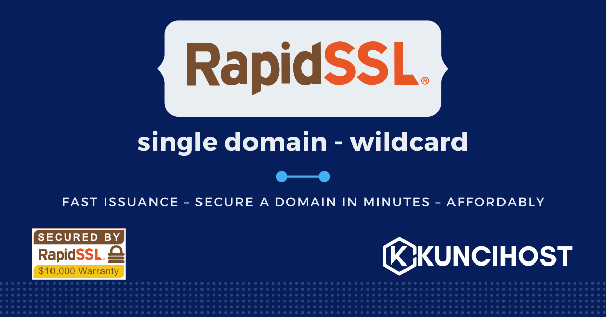 RapidSSL Certificates Murah -SSL 256-bit Enkripsi